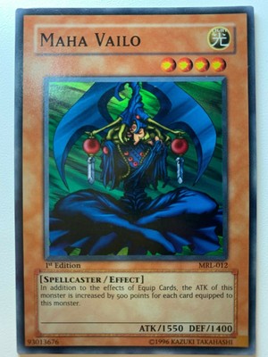 YuGiOh MRL-012 1st Edition Super Rare Maha Vailo ASIAN ENGLISH | eBay