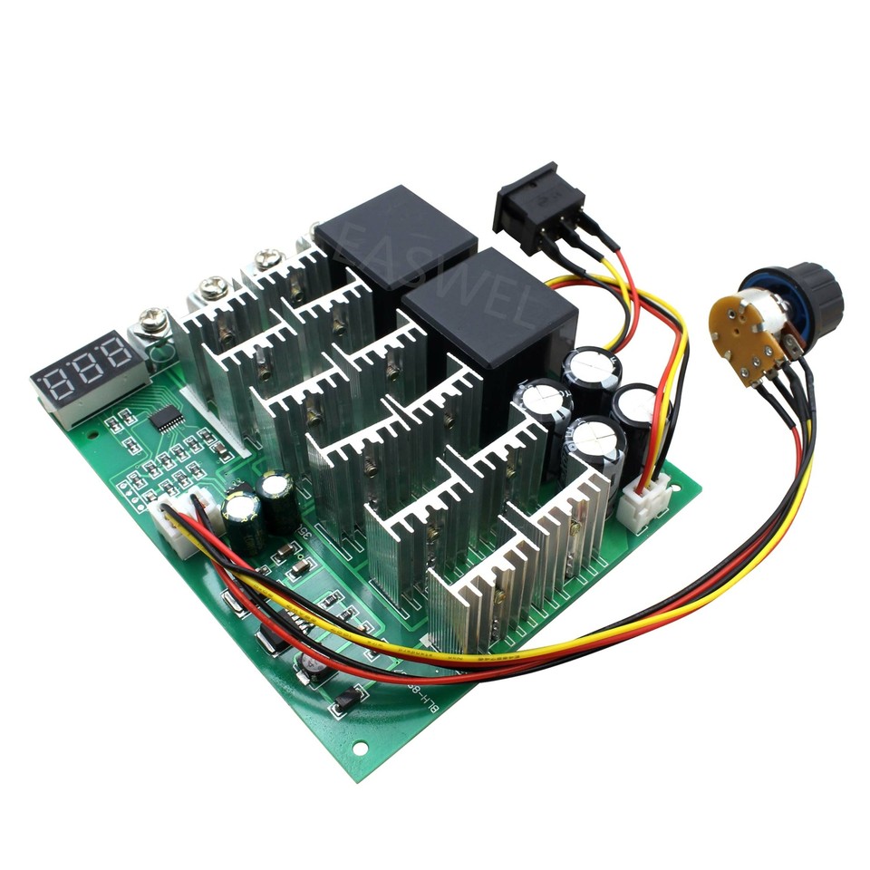 DC 10-50V 100A 3000W Programable Reversible PWM DC Motor Speed ...