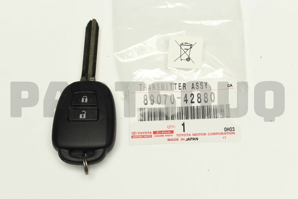 8907042880 Genuine Toyota TRANSMITTER ASSY, DOOR CONTROL 89070-42880 | eBay