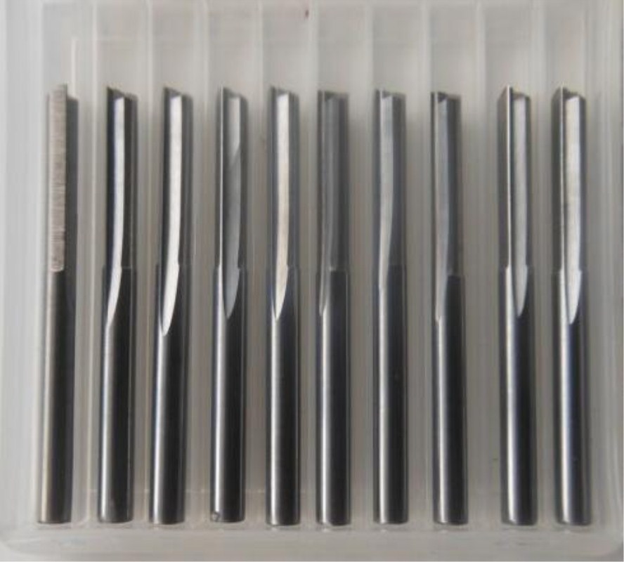 10pcs 4 * 8mm 2 straight Flute End Mill Cutters CEL 8mm for CNC Machine ...