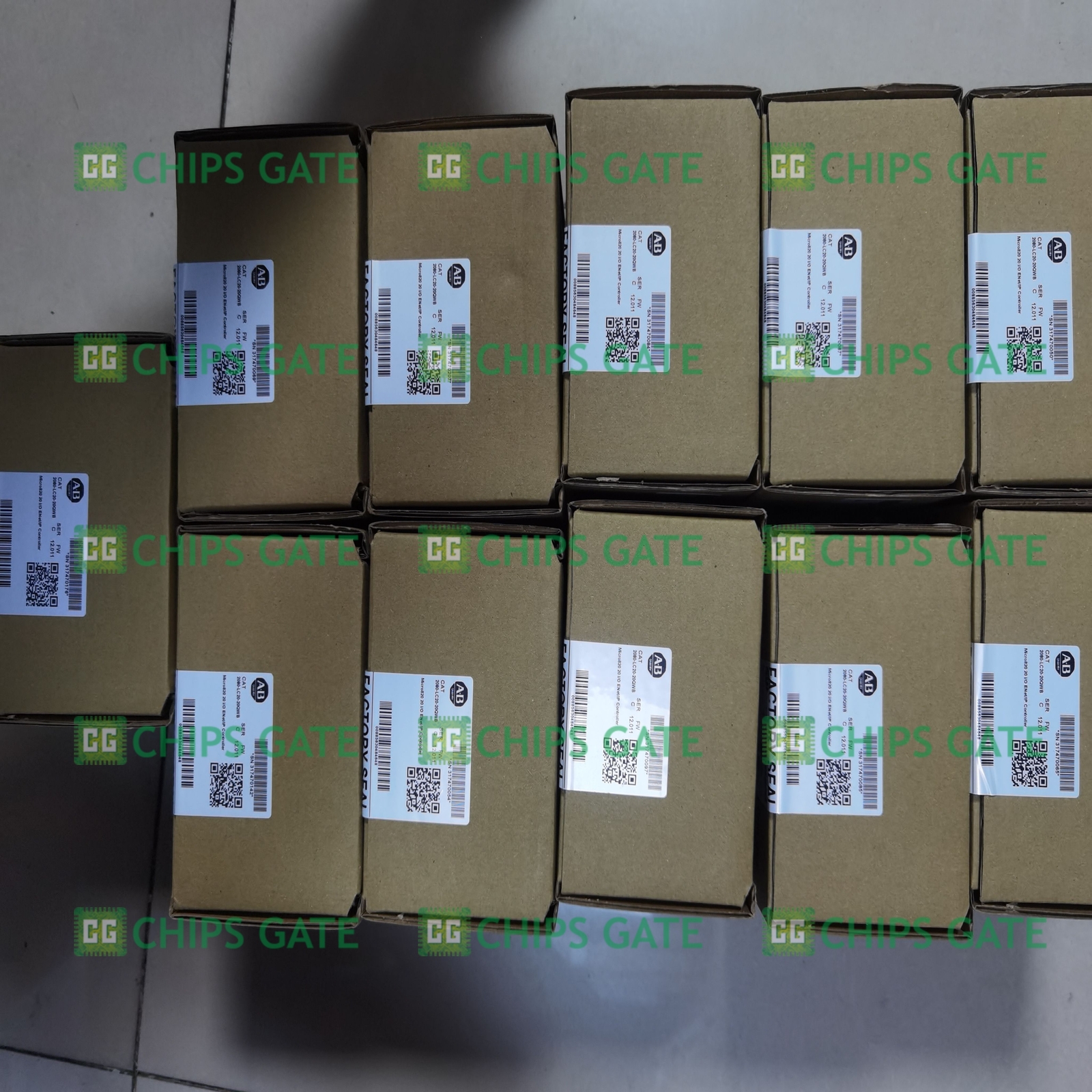 Allen-Bradley 2080-LC20-20QWB Micro820 PLC Ethernet I/P Controller US ...