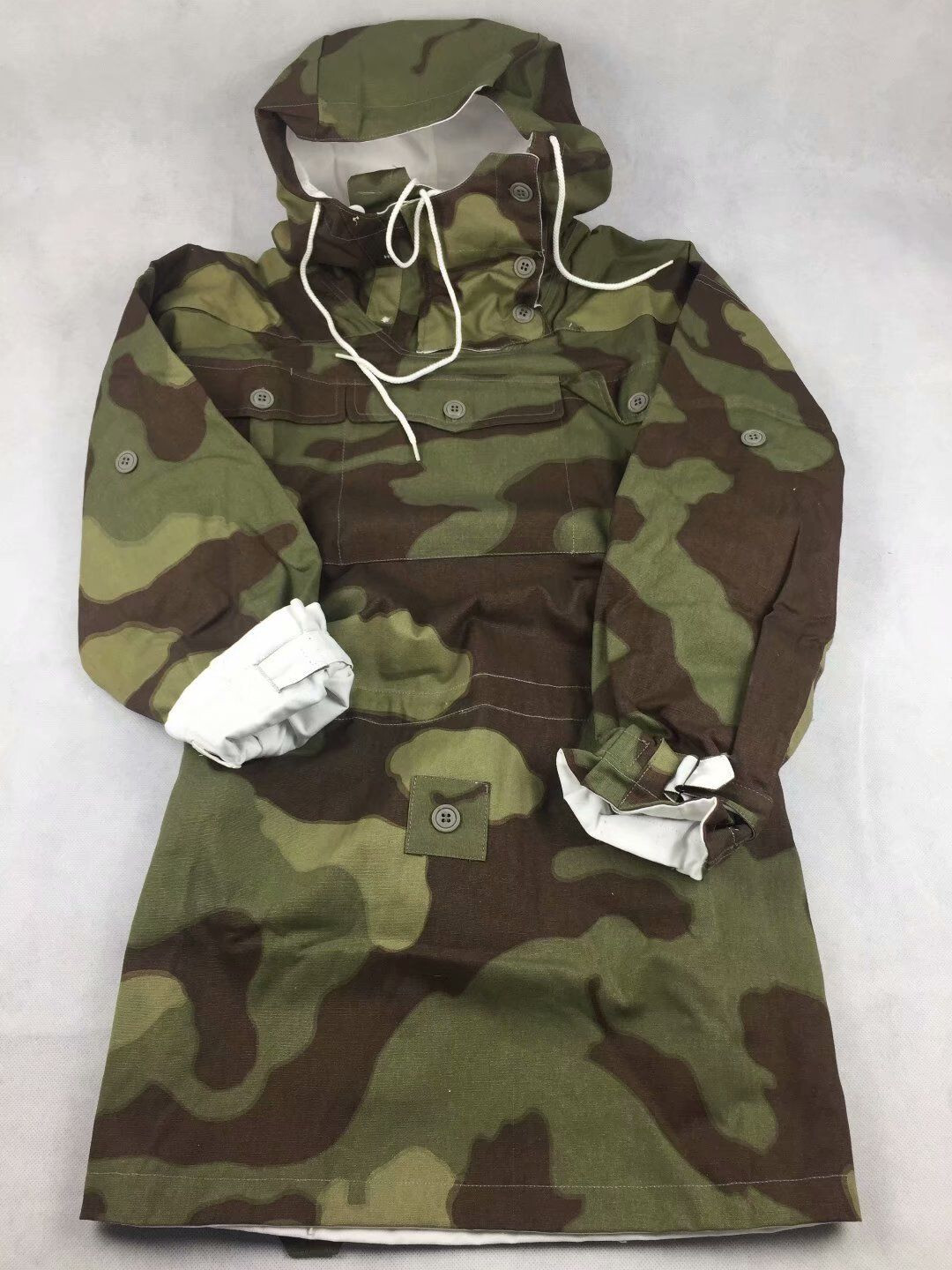 SIZE XL WW2 GERMAN ITALIAN CAMO REVERSIBLE MOUNTAIN WINDPROOF ANORAK ...