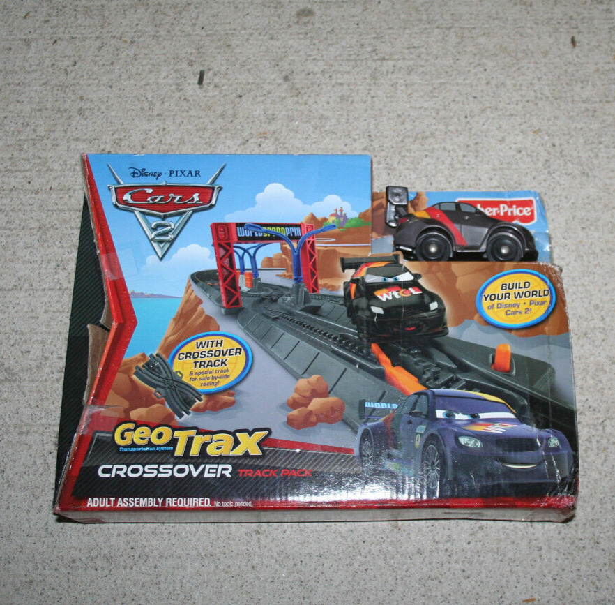 Cars 2 Fisher Price Max Schnell Geo Trax Crossover Set NEW IN BOX | eBay