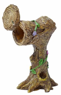 Hollow Tree Mailbox, Miniature Tree Stump Mailbox with Opening Door | eBay