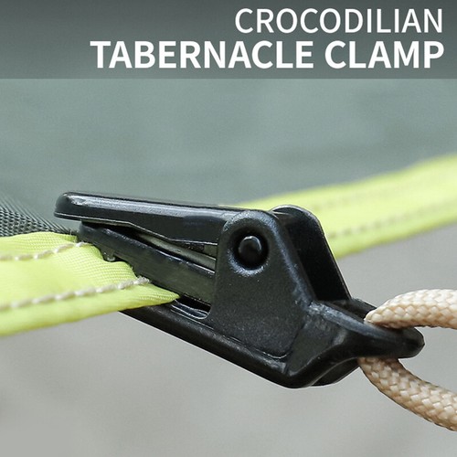 10Pcs Awning Clamp Tarp Clips Snap Hangers Tent Camping Survival ...