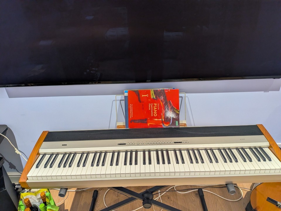 Korg SP-300 Digital Piano with Stand and Sustain Pedal in Superb ...