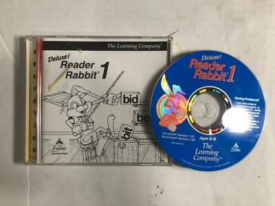 Deluxe! Reader Rabbit 1 (CD, 1996, The Learning Company) Education ...