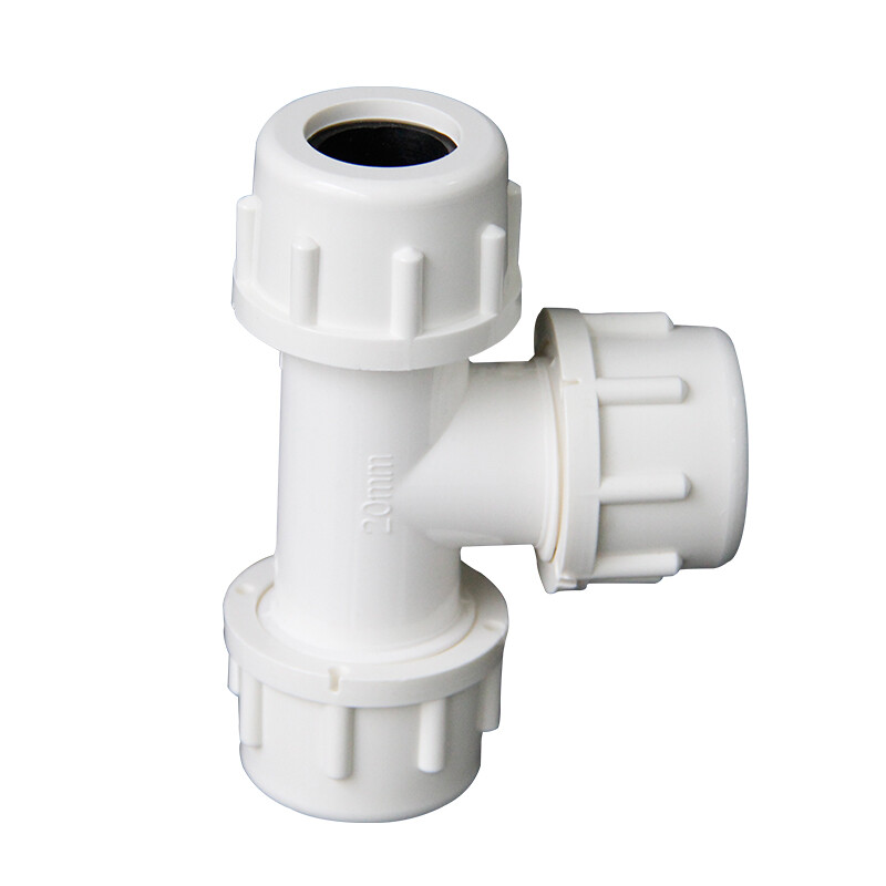 PVC quick tee connection water pipe repair joint 20mm/25mm/32mm/40mm ...