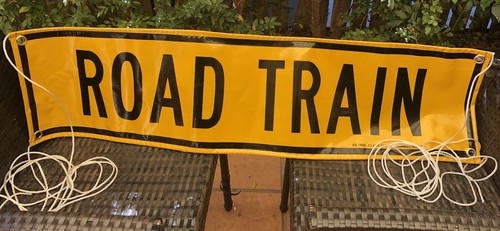 ROAD TRAIN Canvas Banner c/w Ropes & Eyelets X 2 PCS | eBay Australia