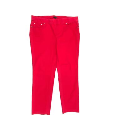 ND New Directions Pull On Straight Women's size 16 Pink Denim Jeans | eBay