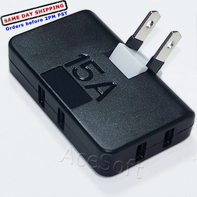 New 3in1 Outlet Power Converter Splitter Travel Rotate Charger Socket ...