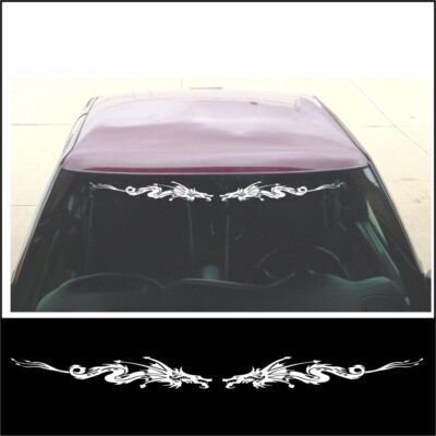 Windshield Dragon Decal Sticker fits Pickup Truck Sport Compact Tuner ...