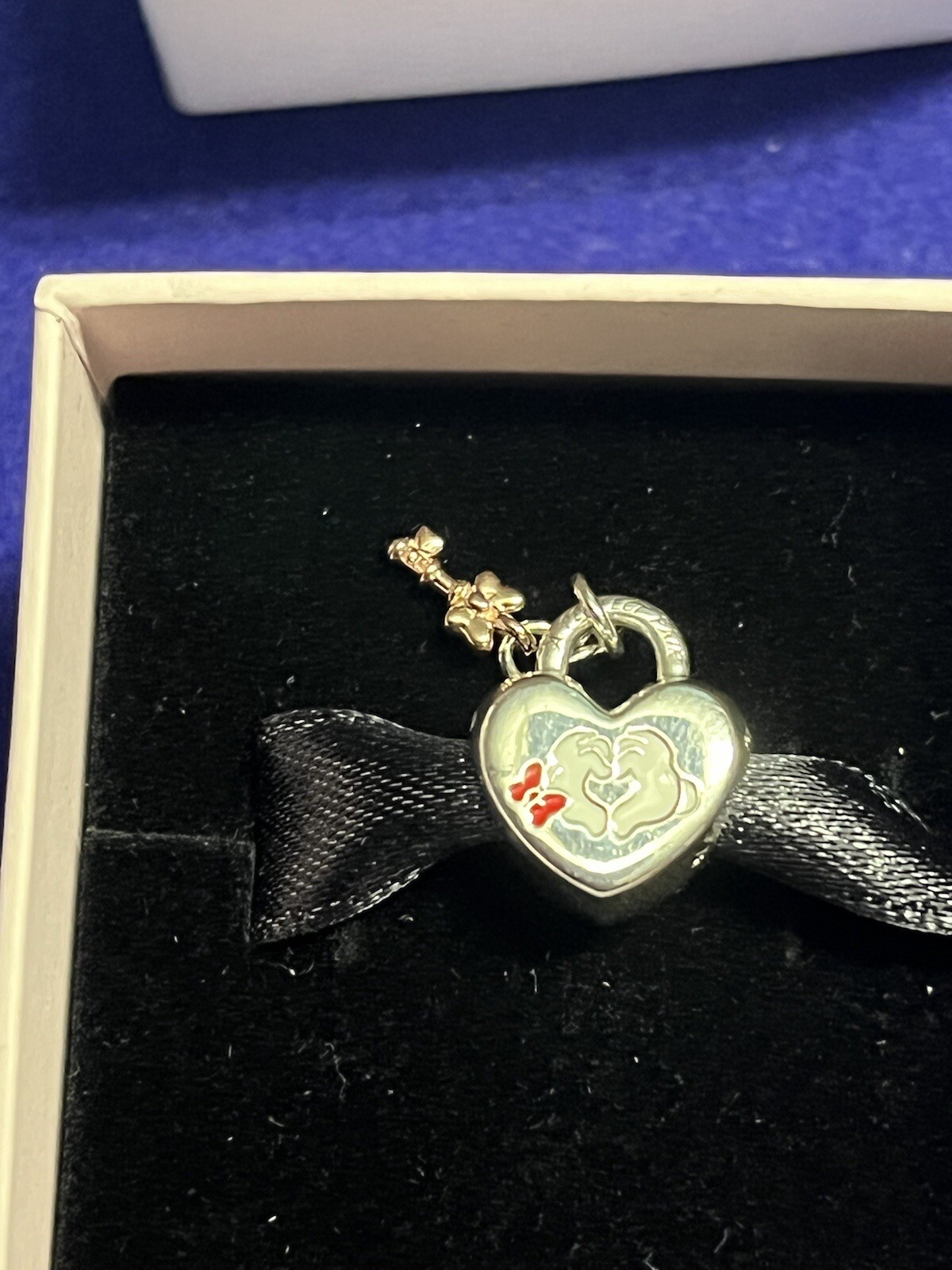 Disney Parks Pandora Mickey Mouse & Minnie Mouse Padlock Charm ...