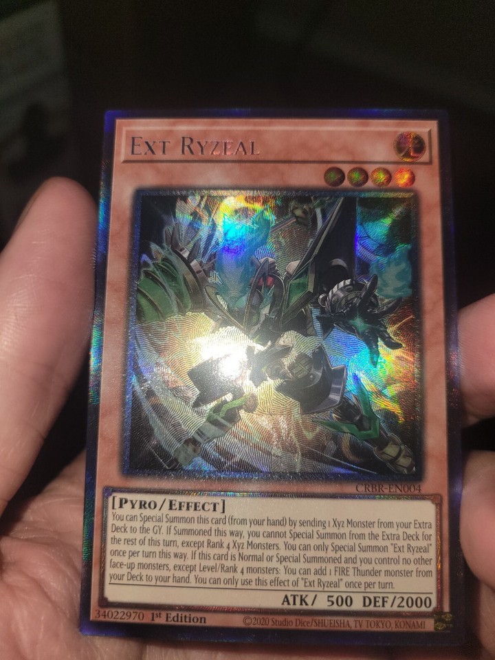 EXT RYZEAL CRBR-EN004 COLLECTOR'S RARE 1st Edition - Crossover Breakers ...