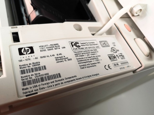 Hewlett Packard HP 4100N Ethernet LaserJet Workgroup Laser Printer ...