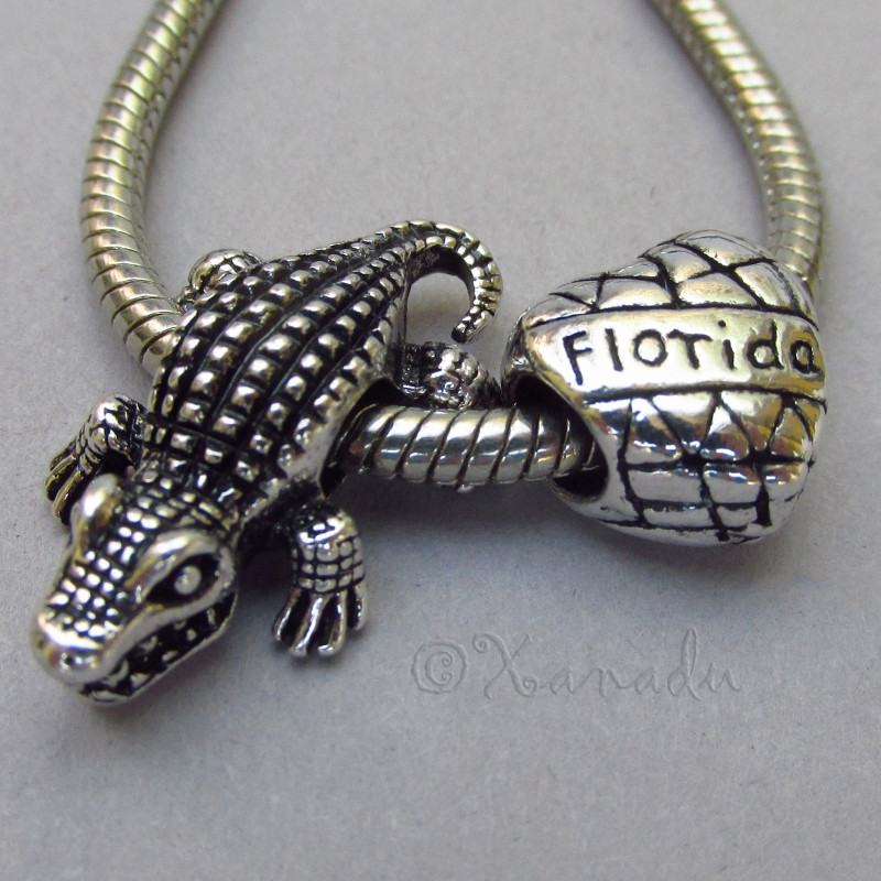 Florida Gators European Beads - University Of Florida Beads For Charm ...