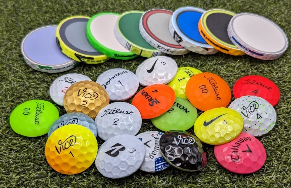 Vice Shade Drip Cross Section Golf Ball Marker Air Tour Pro Plus Pink ...