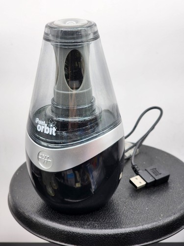 iPoint Orbit Battery Pencil Sharpener, Black USB Charge | eBay