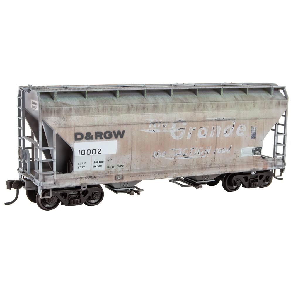 Micro Trains HO Scale ~ Denver & Rio Grande ~ Weathered ACF 2-Bay ...