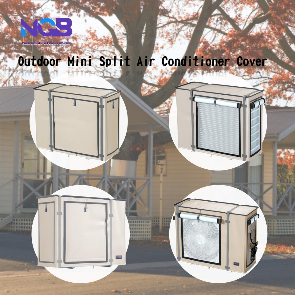 NGB Mini Split Cover for Air Conditioner Outdoor Uni Ductless Air ...