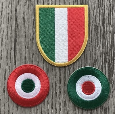 Coppa Italia Red Circle + Scudetto Patch - Embroidered | eBay