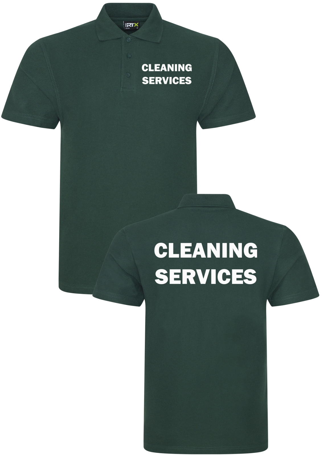 Cleaning Services POLO SHIRT WORKWEAR cleaner hygiene industrial TOP ...