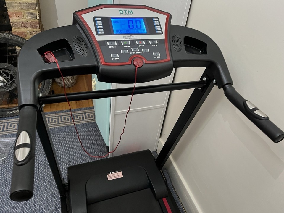 BTM Electric Treadmill Running Machine, Time, Speed, Distance, Calories ...