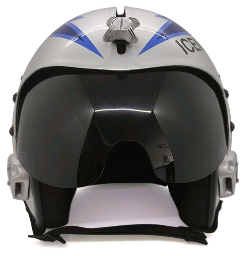 TOP GUN ICEMAN FLIGHT HGU-33 HELMET MOVIE PROP PILOT AVIATOR USN NAVY ...