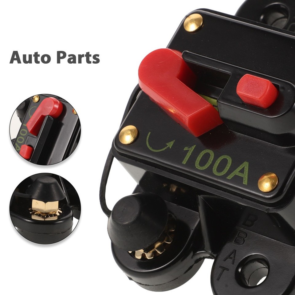 Push Button Reset Breaker Manual Fuse Automotive Circuit Car Adapter ...