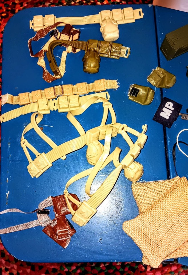 GI Joe Figure WEAPONS ACCESSORY PARTS LOT Hasbro ARAH Vintage Original ...