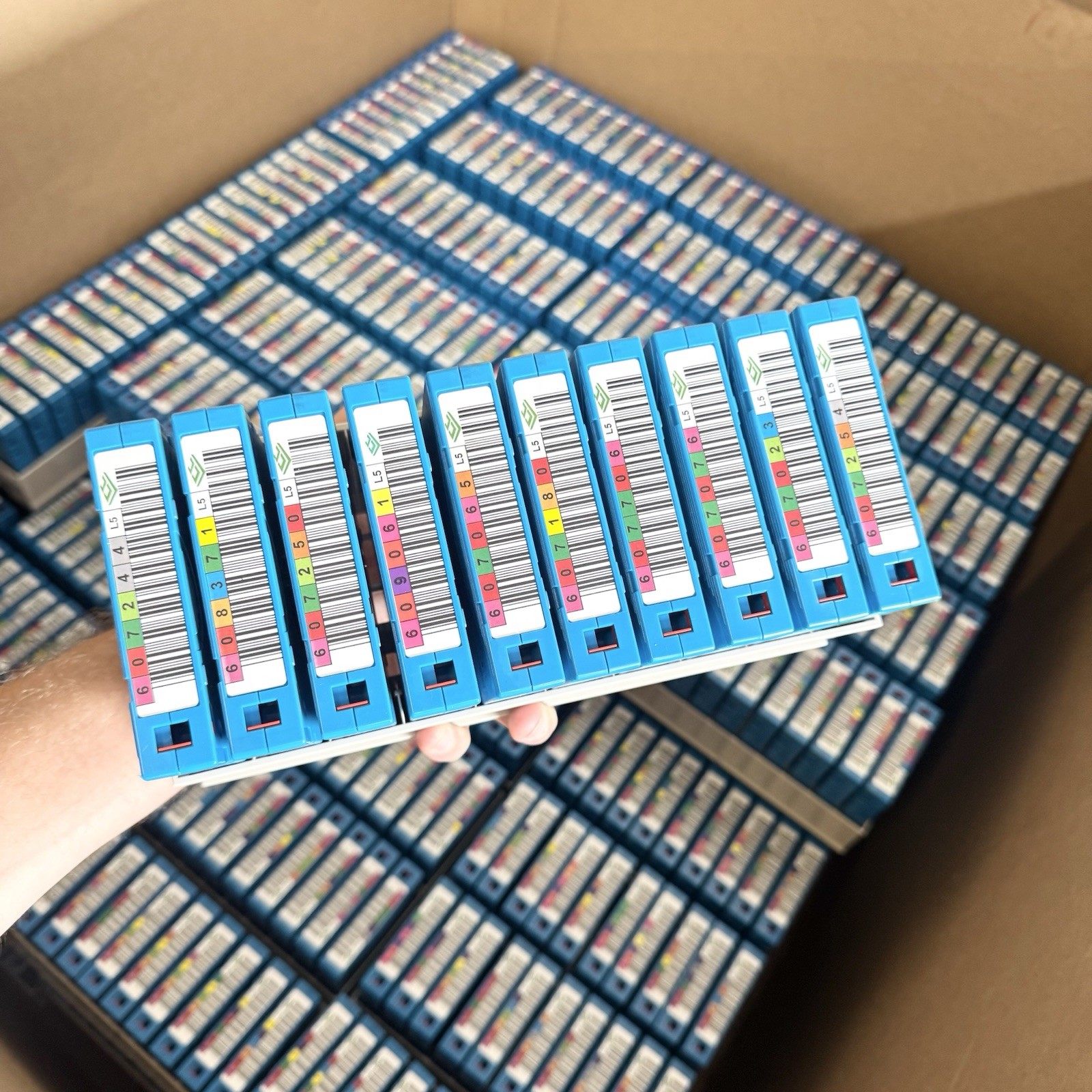 Lot Of 1700 3TB LTO-5 Tapes HP C7975A Spectra Terapack T950 Library ...