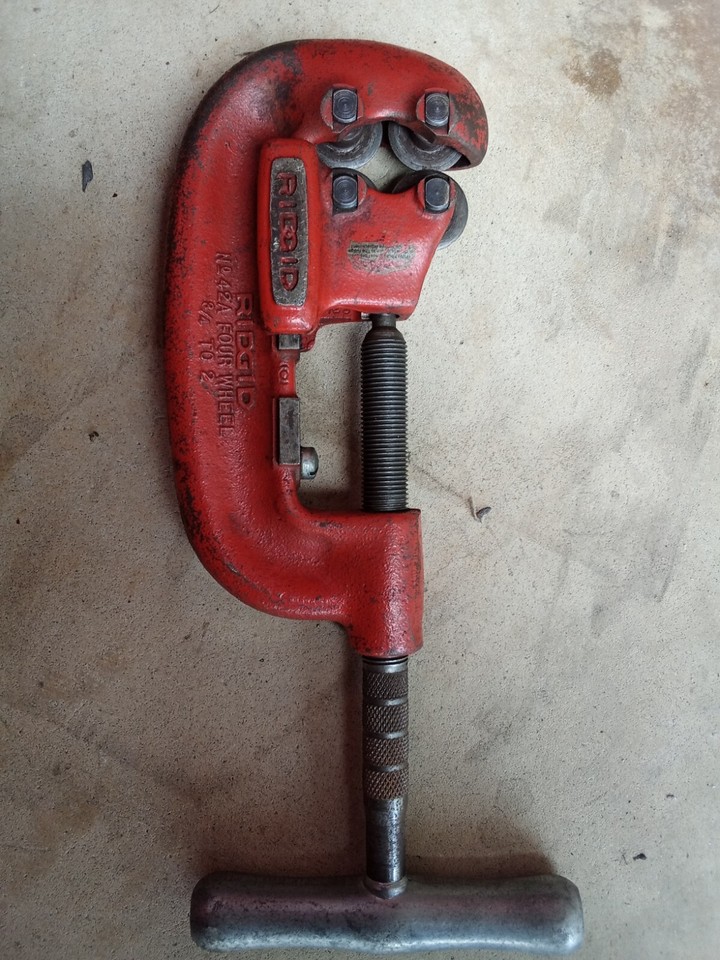 RIDGID 32870 42-A Heavy-Duty 4-Wheel Pipe Cutter 721107570912 | eBay