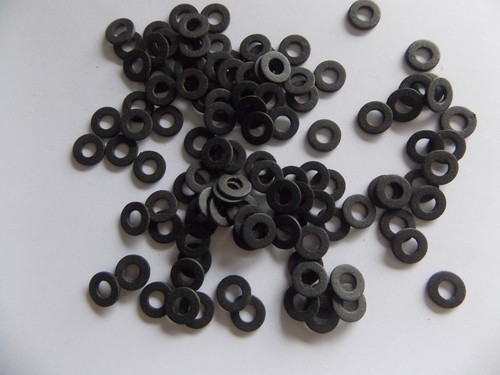 Small Black Fibre Washers - Three sizes to choose from. 50 washers ...
