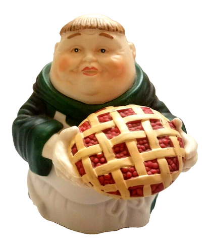 Dept. 56 Merry Makers Monk Simon the Pieman Pie Man Figurine 4" Tall | eBay