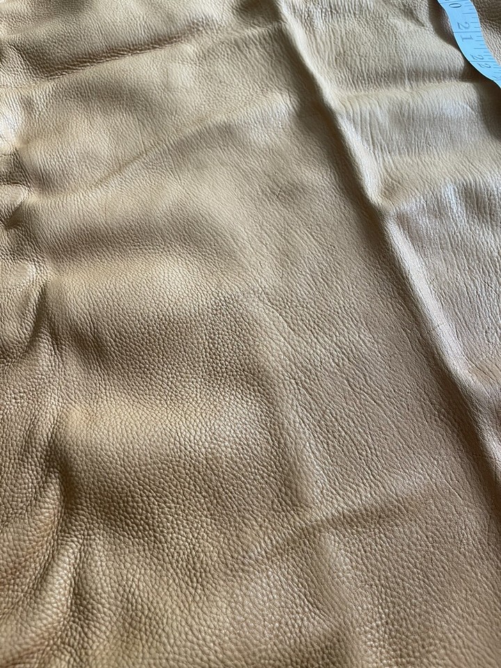 RUST COWHIDE Leather /suede Hide for Native Crafts Buckskins Rifle Case ...