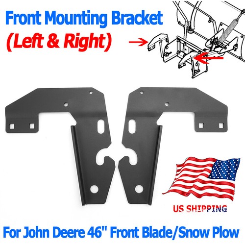 For John Deere 46" Front Blade/Snow Plow Mounting Brackets GXH24760 ...