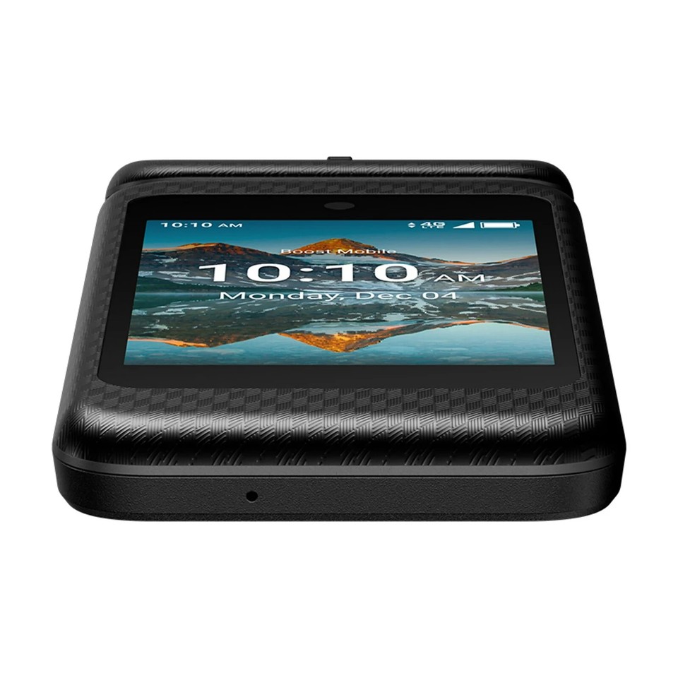 Boost Mobile Summit Flip Phone Bundle Dual 2.8" Display- 12 Months FREE ...