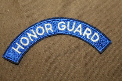 Original WW2/Korean War Era U.S. Army "Honor Guard" Uniform Patch/Arch ...