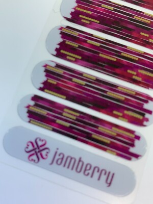 NEW JAMBERRY HALF SHEET - Red, gold, and white metallic - FREE SHIPPING ...