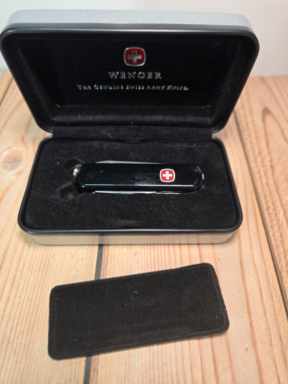 Wenger Victorinox Swiss Army Knife Stainles 2 1/4" Key Chain Black | eBay