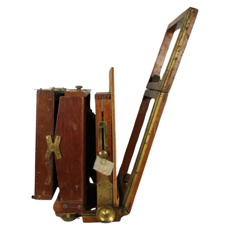 Vintage Antique 1800s Seneca View Box Camera Wood & Brass 16x9" for ...