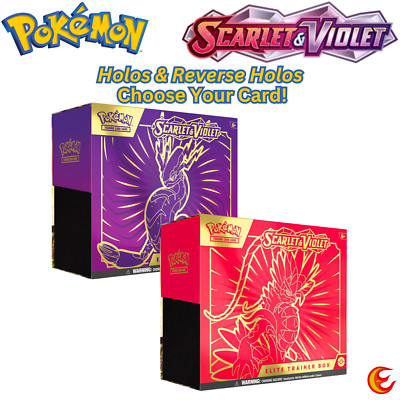 Pokemon Scarlet & Violet Base Set Holos & Reverse Holos Choose Your ...