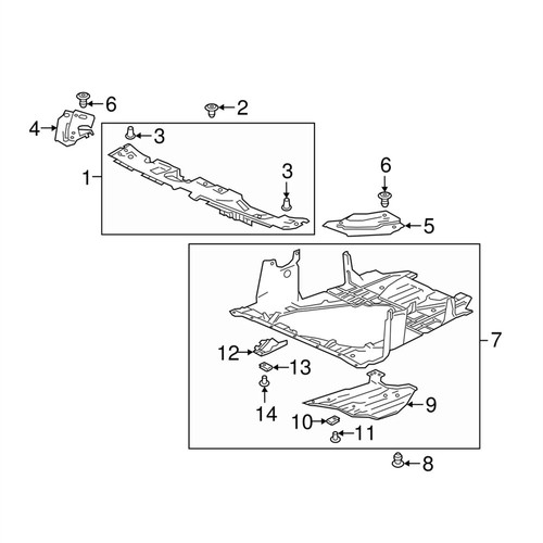 2018-2022 Honda Accord Left Right Front Grille Cover | 71169-TVA-A00 ...