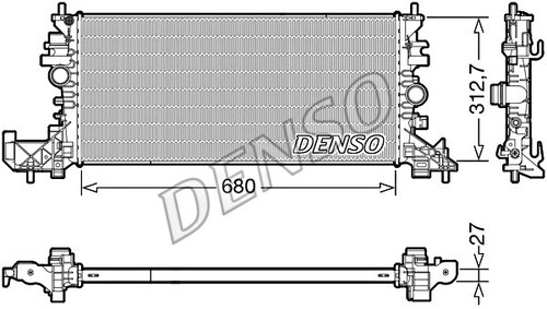 DENSO Radiator For OPEL Astra K 15-22 13453906 | eBay
