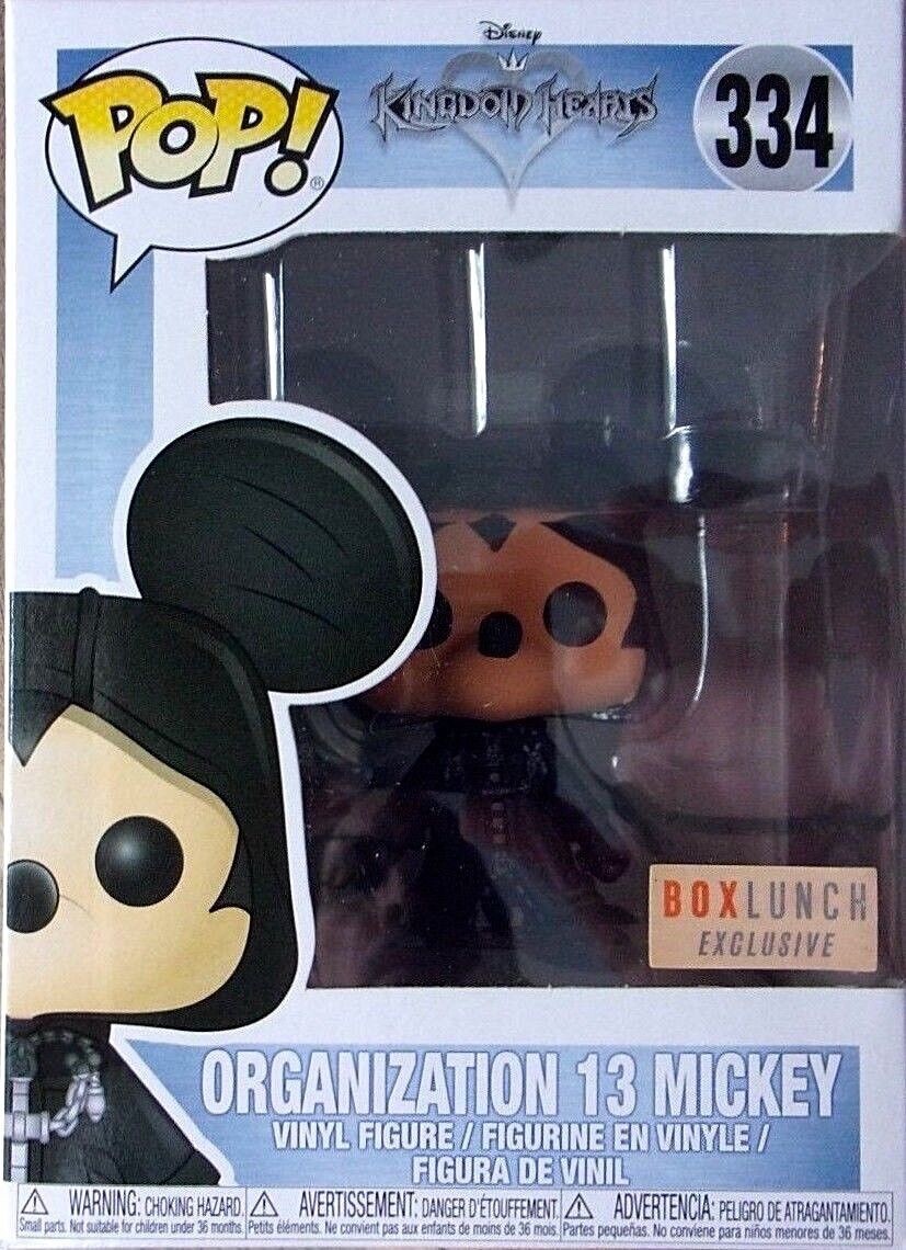 Funko PoP! 334 ORGANIZATION 13 MICKEY BOXLUNCH Exlc. Disney KINGDOM ...