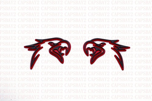 Black Red TRAILHAWK Trail Hawk Emblem Decal Nameplate Fits Jeep Dodge ...