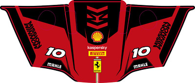 Ferrari Skin for Logitech G29 G920 G27 G25 - Custom Vinyl Decal Sticker ...