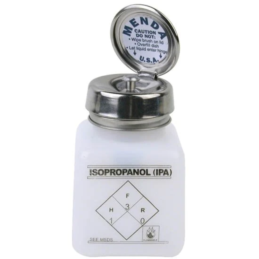 Menda 35396 - Natural Square HDPE Bottle with One-Touch Pump, Printed ...