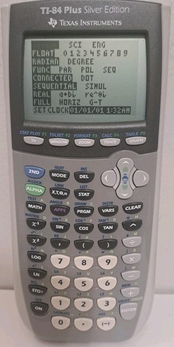Texas Instruments TI-84 Plus Silver Edition Graphing Calculator w ...