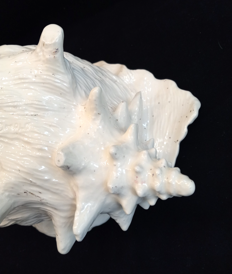 ATLANTIC MOLD 10" Ceramic CONCH Shell PLANTER | eBay